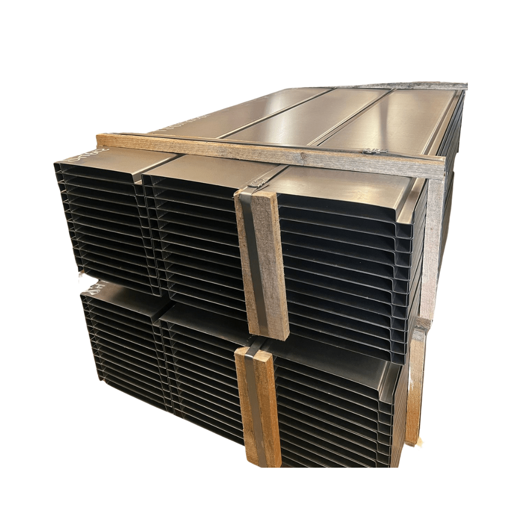 LAMBRIL U BANDEJA PARA PORTÃO 300 X 40 X 3000 MM CHAPA 20 (0,90MM)